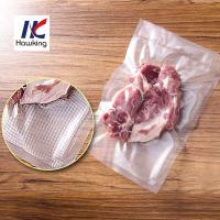China Frozen food Packaging Embossed Vacuum Bag Rolls 200mm for sale