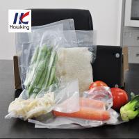 China Transparent Plastic Food Grade Embossed Vacuum Bag Seal Storage Rolls for sale