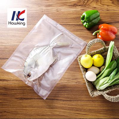 China Plastic PA/PE Co-Extruded Food Saver Bag For Vacuum Embossed Vacuum Pouch for sale