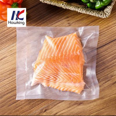 China Transparent Plastic Food Grade Embossed Vacuum Bag Seal Storage Rolls for sale