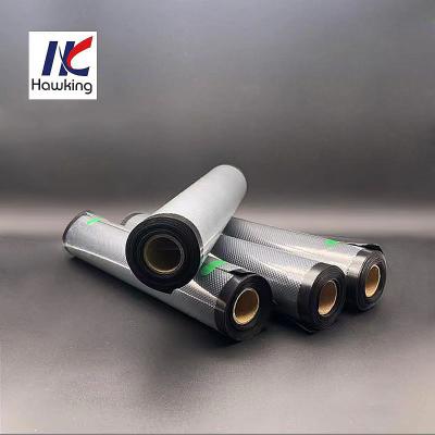 China Clear And Black Vacuum Seal Bags Rolls Food Freezer Stocked for sale