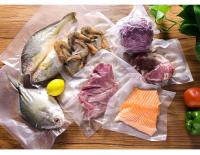 China good sealing Sea Food Evoh Pa Pe Film Plastic Packaging Black / Clear for sale