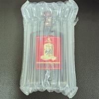 China Custom Q Shaped Air Column Bags Inflatable Packaging pouch For Glass Bottle for sale