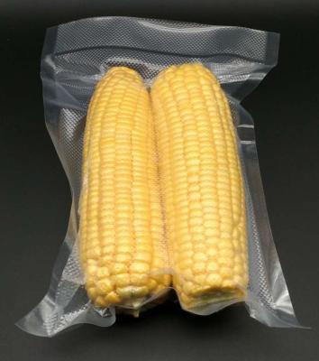 China 80UM 30X30cm 3 Side Sealed Textured Vacuum Bags For Food Packaging Freezer Bag for sale