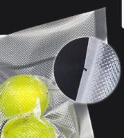 China 80um 28cm*5m Food Grade Vacuum Bag Rolls One Side Embossing for sale