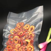 China 20x30cm Diamond Shape Textured Vacuum Food Sealer Bags Puncture Resistant for sale