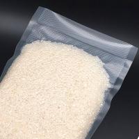 China 20x30cm Diamond Shape Textured Vacuum Food Sealer Bags Puncture Resistant for sale