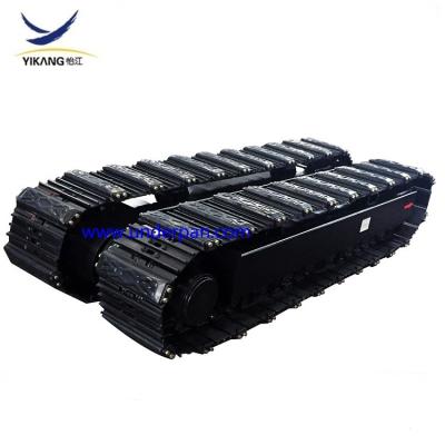 China 70 tons steel track undercarriage system for mobile crusher for sale