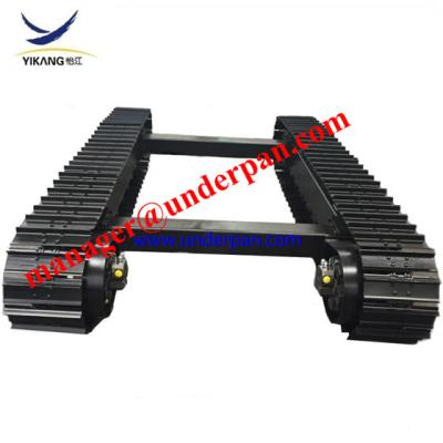 China Factor costomized 5 tons steel track undercarriage system for excavator drillin rig crane for sale