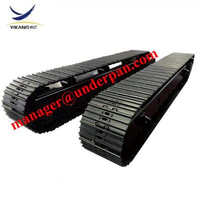China Factor costomized mobile crusher hydraulic crawler steel track undercarriage system for sale