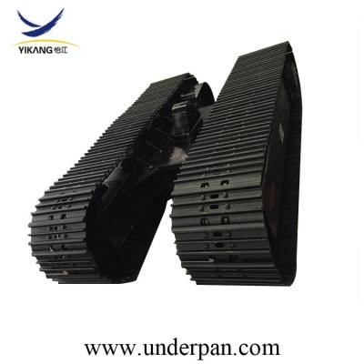 China Custom hydraulic heavy equipment crawler steel track undercarriage from YIJIANG factory design for sale