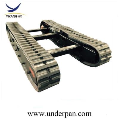 China Custom sugar cane harvester 5-10 ton crawler rubber track undercarriage system for sale