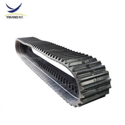 China Morooka rubber track for crawler dumper undercarriage parts mst500 mst600 mst550 mst800 mst1500 mst1700 mst1900 mst2200 for sale