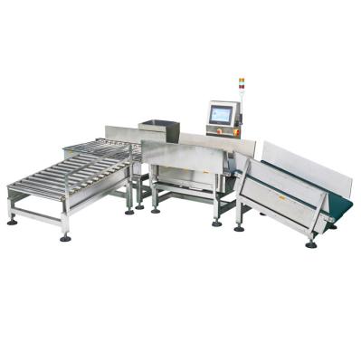 China Stainless Steel Checkweigher 500 lb Capacity 220 fpm Belt Speed with Reject System for sale