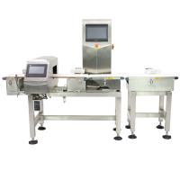 China Industrial Metal Detector Checkweigher Machine 210mm Belt Width 0.1g Accuracy for Food Industry for sale