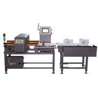 China Industrial Metal Detector Checkweigher Machine 210mm Belt Width 0.1g Accuracy for Food Industry for sale