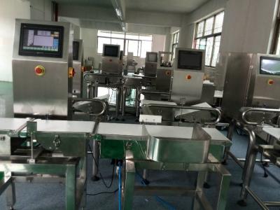 China High Precision Dynamic Checkweigher Machine 0.1g Accuracy 330 Bags per Minute Sorting Weighing for sale