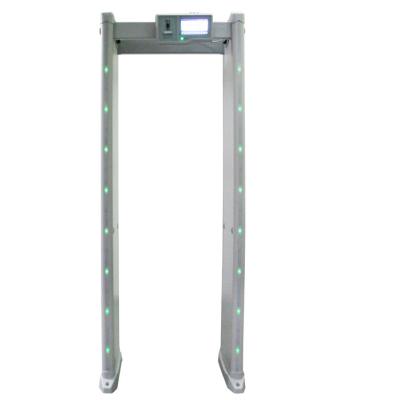 China 24 Zone Walk Through Metal Detector 400 Level Sensitivity 50 Working Bands Security Gate for sale