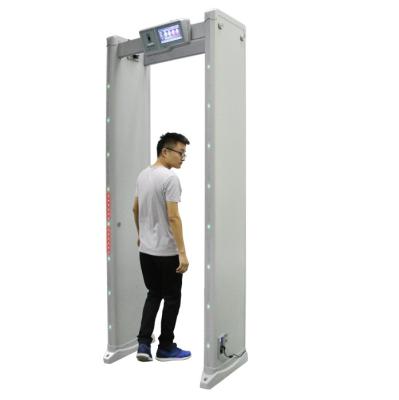 China 24 Zone Walk Through Metal Detector Security Gate 20W with Sound Light Alarm for sale