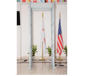 China Archway Professional Walk Through Metal Detector 6 Zone 400 Level Sensitivity Airport Security Scanner for sale