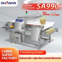 China Industrial Food Metal Detector SA-990 Conveyor Belt Tunnel 0.5mm Sensitivity for Meat Bakery Snack for sale
