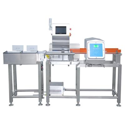 China Automatic Online Checkweigher 180 PPM High Speed Poultry Metal Detector with CE SGS Certificate for sale