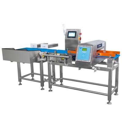 China IP65 Waterproof Combo Metal Detector and Checkweigher 250 kg Gross Weight 8 Inch Touch Screen for sale
