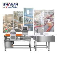 China ISO9001 Certified 2-in-1 Combination Metal Detector and Checkweigher 250 kg Gross Weight 110V-220V for sale