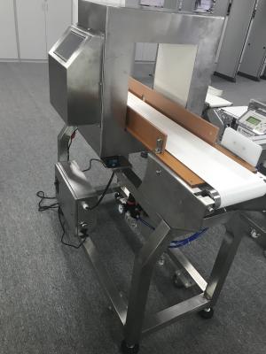 China Food Grade Conveyor Belt Metal Detector Machine 400mm Width 220V for Food Processing for sale