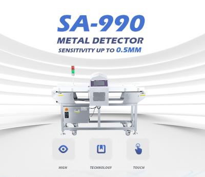 China Food Metal Detector 1.0mm SUS304 Sensitivity Adjustable Belt Height 200mm Tunnel Width for sale