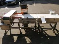 China Touch Screen PVC PU Belt Conveyor Metal Detector Checkweigher Combo 20kg 50m/min for sale
