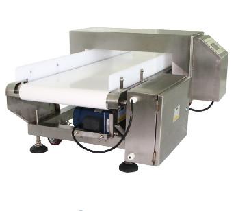 China Air Jet Blast Rejector Automatic Metal Detector for Frozen Food Processing 25m/min for sale