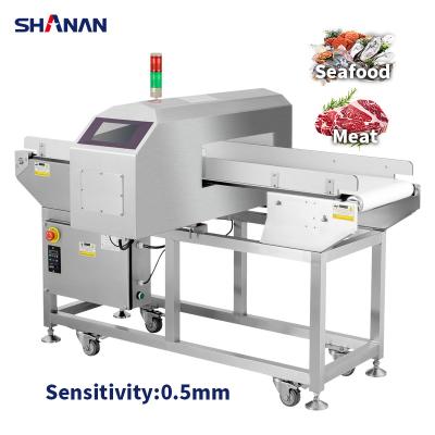 China Automatic Conveyor Food Grade Metal Detector 400mm Tunnel 220V 50Hz Stainless Steel 304 for sale