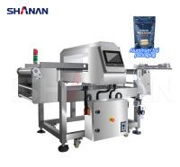 China Food Grade Pulse Induction Metal Detector 316 Stainless Steel 200mm Belt Width for Aluminum Foil Packaging for sale