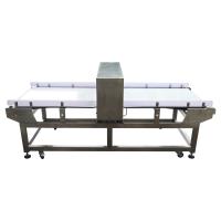 China Foodstuff Detection Belt Conveyor Inclined Metal Detector 400mm Width 100mm Height for sale