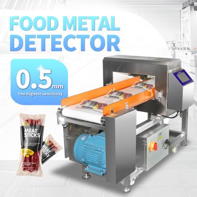 China Custom Automatic Food Conveyor Belt Metal Detector for Aluminum Foil Packaging 300mm Width for sale