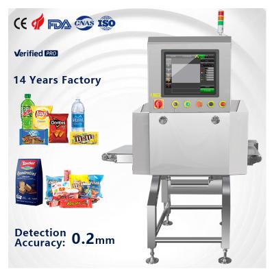 China Pet Food X Ray Inspection System 10-Image Self-Learning Detect Foreign Objects Measure Mass for sale