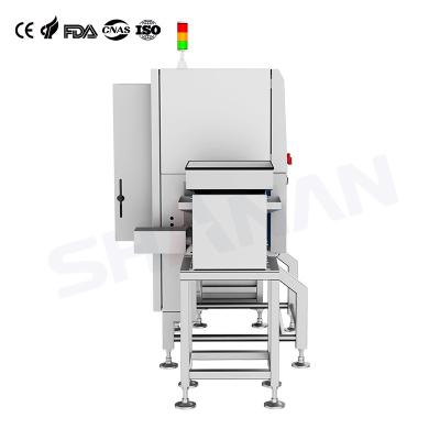China Industrial Food X Ray Inspection Detector Machine for Canned Bottled Products 120kV for sale
