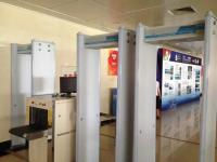 China Industrial X Ray Baggage Scanner 1000x1000mm Tunnel 0.22m/s Conveyor 200kg Load for sale