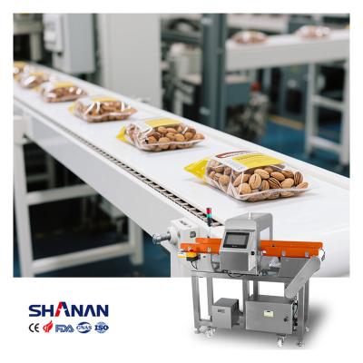China SHANAN 990 Conveyor Belt Metal Detector 24m/min 200kg Food Grade PU Industrial for sale