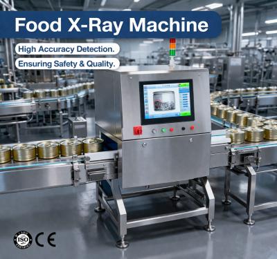 China Food X-Ray Machine Φ0.3mm Sensitivity 250mm Inspection Height Touch Screen for sale