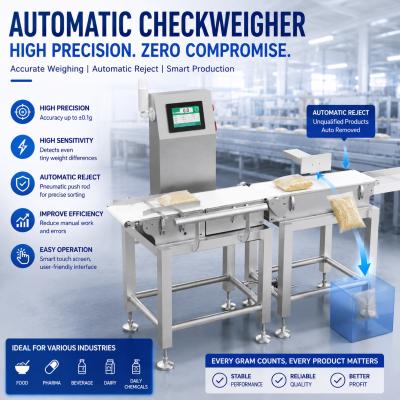 China High Speed Dynamic Conveyor Weight Checker Machine , 2 Years Warranty for sale