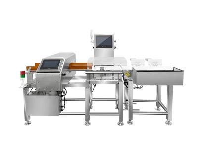 China Food Industry Metal Detector and Checkweigher System VC Series 0.1g Accuracy 330 Bags/Min for sale