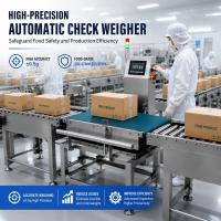 China Automatic Conveyor Belt Checkweigher 200g Capacity 180pcs/min with Blow Out Rejection for sale