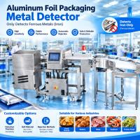 China Milk Metal Detector Metal Detector for Food Grade Aluminum Foil Packaging Food Safety Metal Detector for sale
