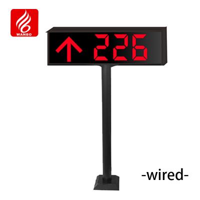 China Parking Signage WBPOA31D1D Outdoor Wired Guide Screen  Drive Unit Bracket And Other Parts IP65 for sale