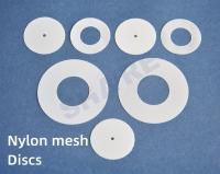 China 45 Micron Nylon Mesh Disc Filters Precise Even Openings Cut Shapes Sheets for sale