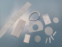 China High Precision Laser Cut Clean Sealed Edge Polyamide / Nylon Screen Filter Mesh Pieces And Shapes For Injection Molding for sale