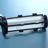 China Precision Injection Molded Plastic Parts With Mesh Filters Elements Mesh Inserts Overmolding And Insert Molding for sale