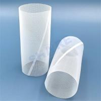 China Oblique Weld Nylon PET PP Mesh Tube Filter Used for Injection Molding, Overlapping Seam for sale